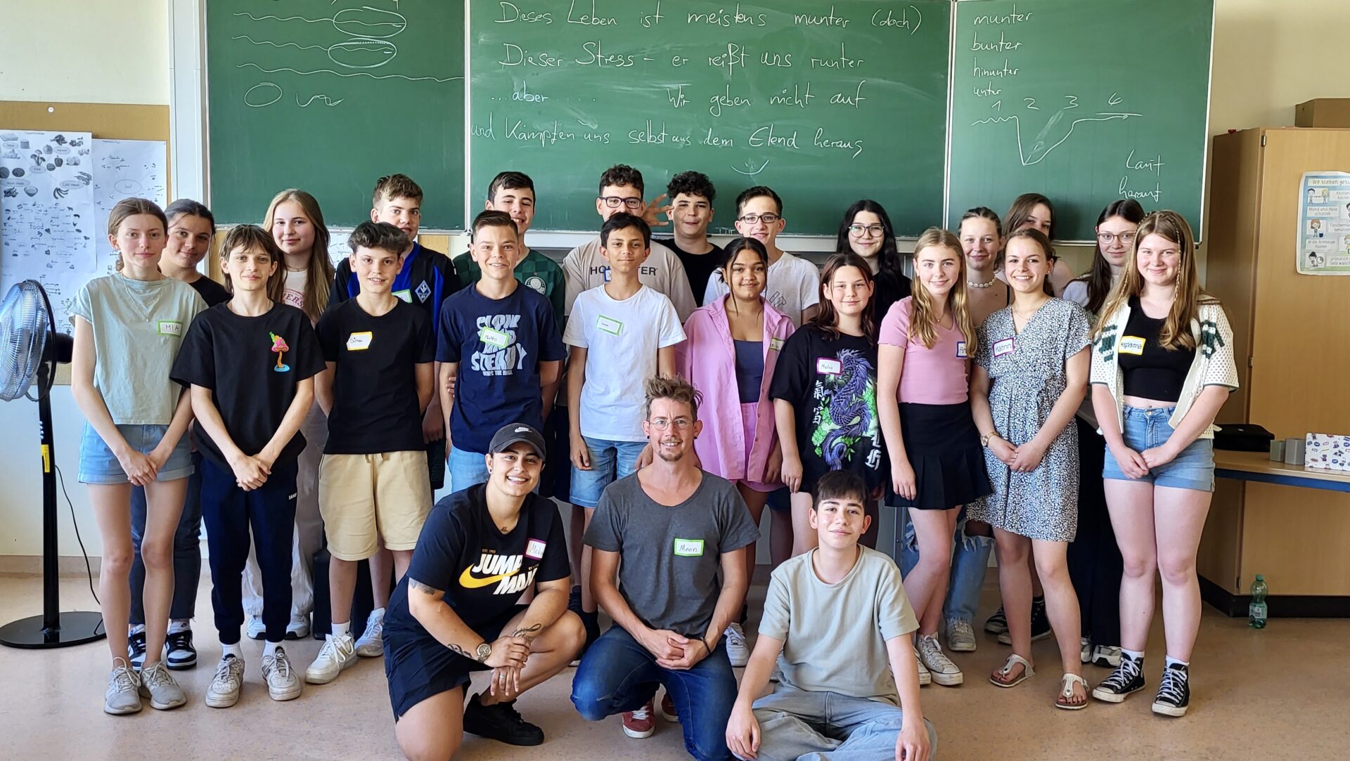 Rap-Workshop der Klasse 8c - Carl-Friedrich-Gauß-Gymnasium